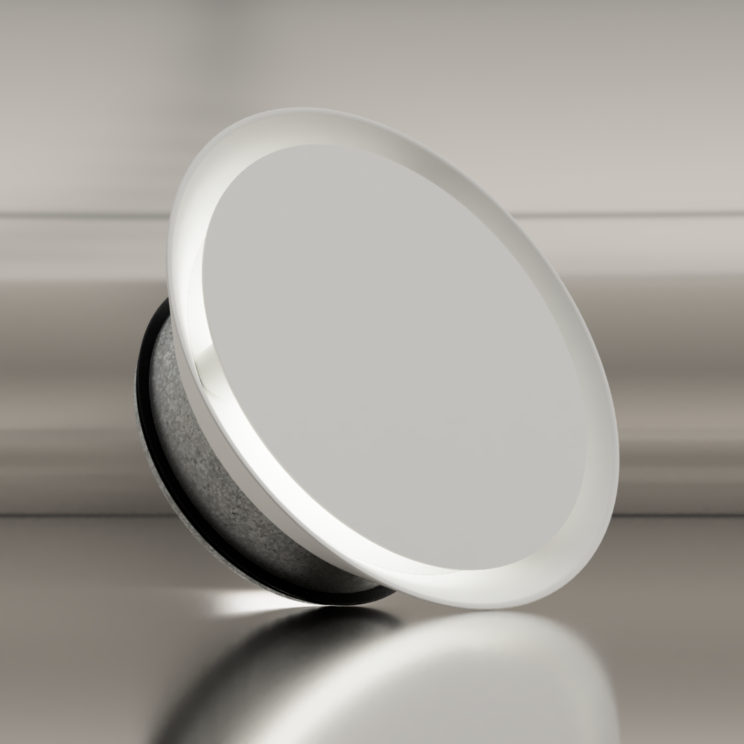 Round diffuser for stretch ceiling DRS 125 - Conceiling